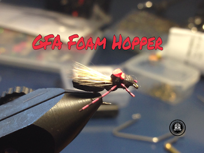 fly tying GFA FOAM HOPPER