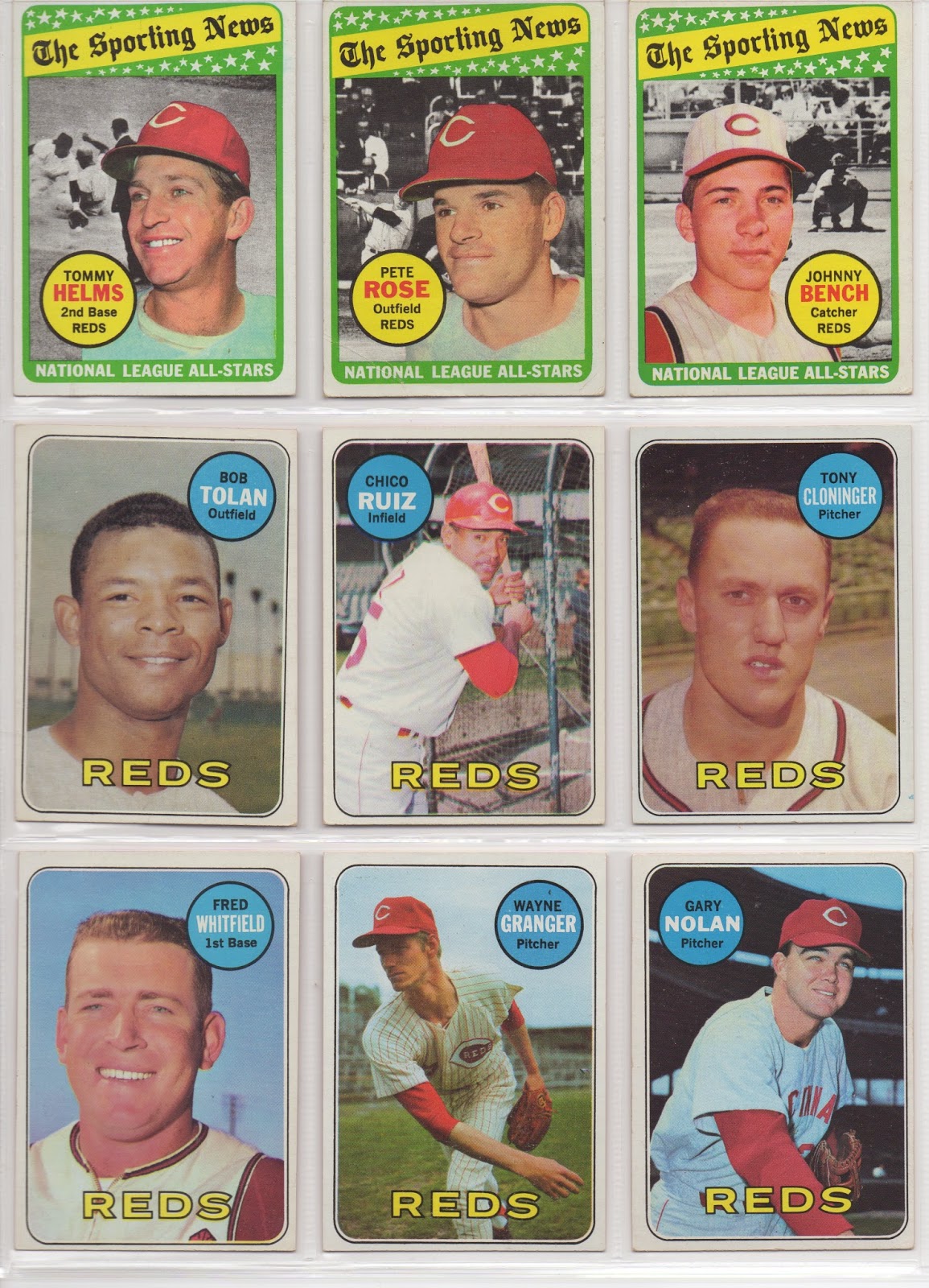 Cincinnati Reds Baseball Card Collector: 1969 Topps Cincinnati Reds ...