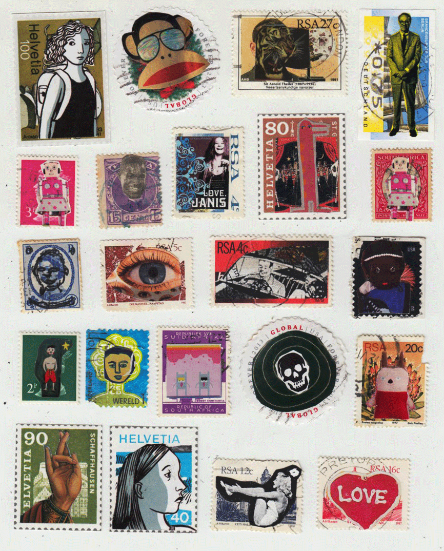 curiouscollage: Silly stamps