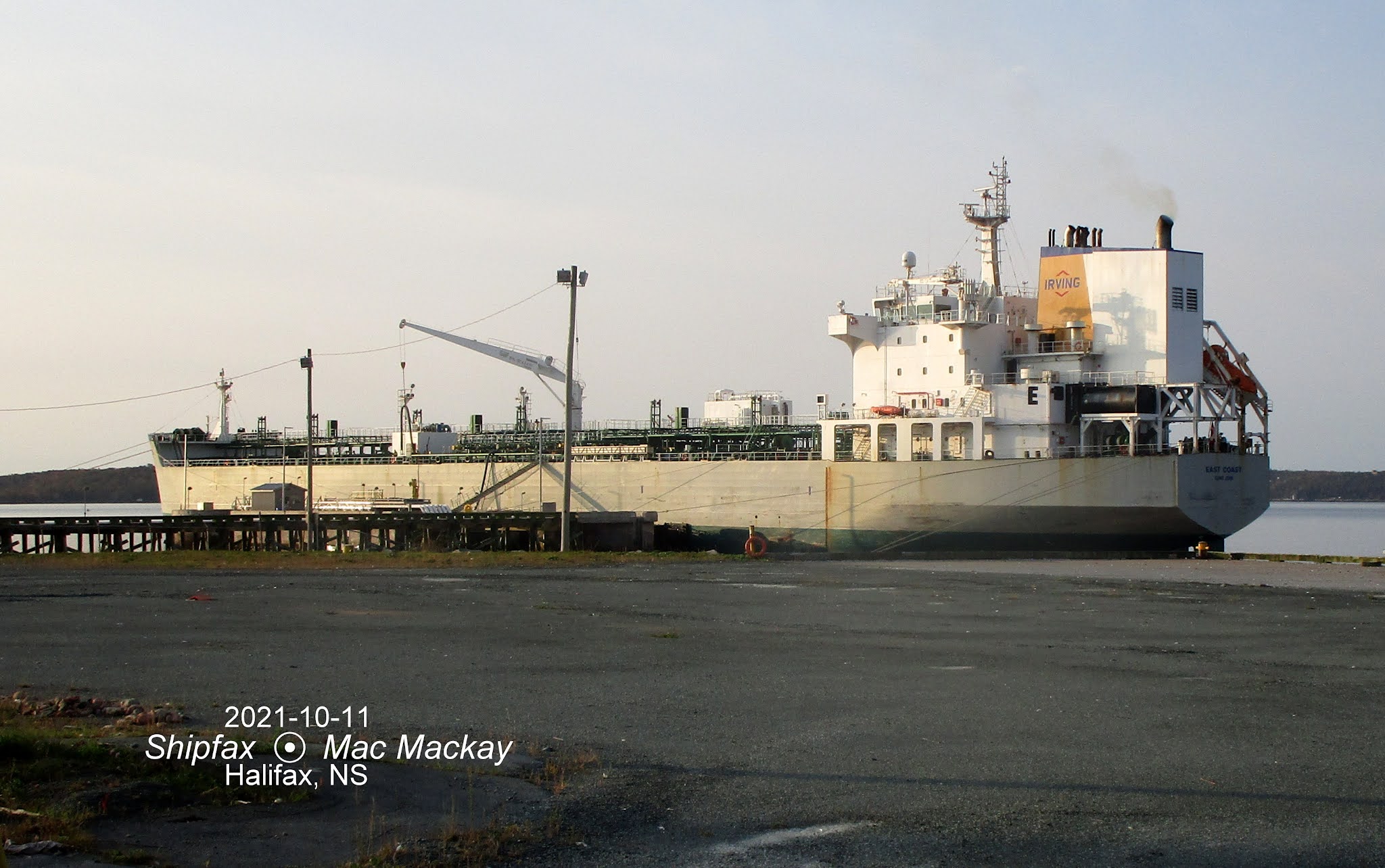 Shipfax: Tanker New England, a rare caller (amended)