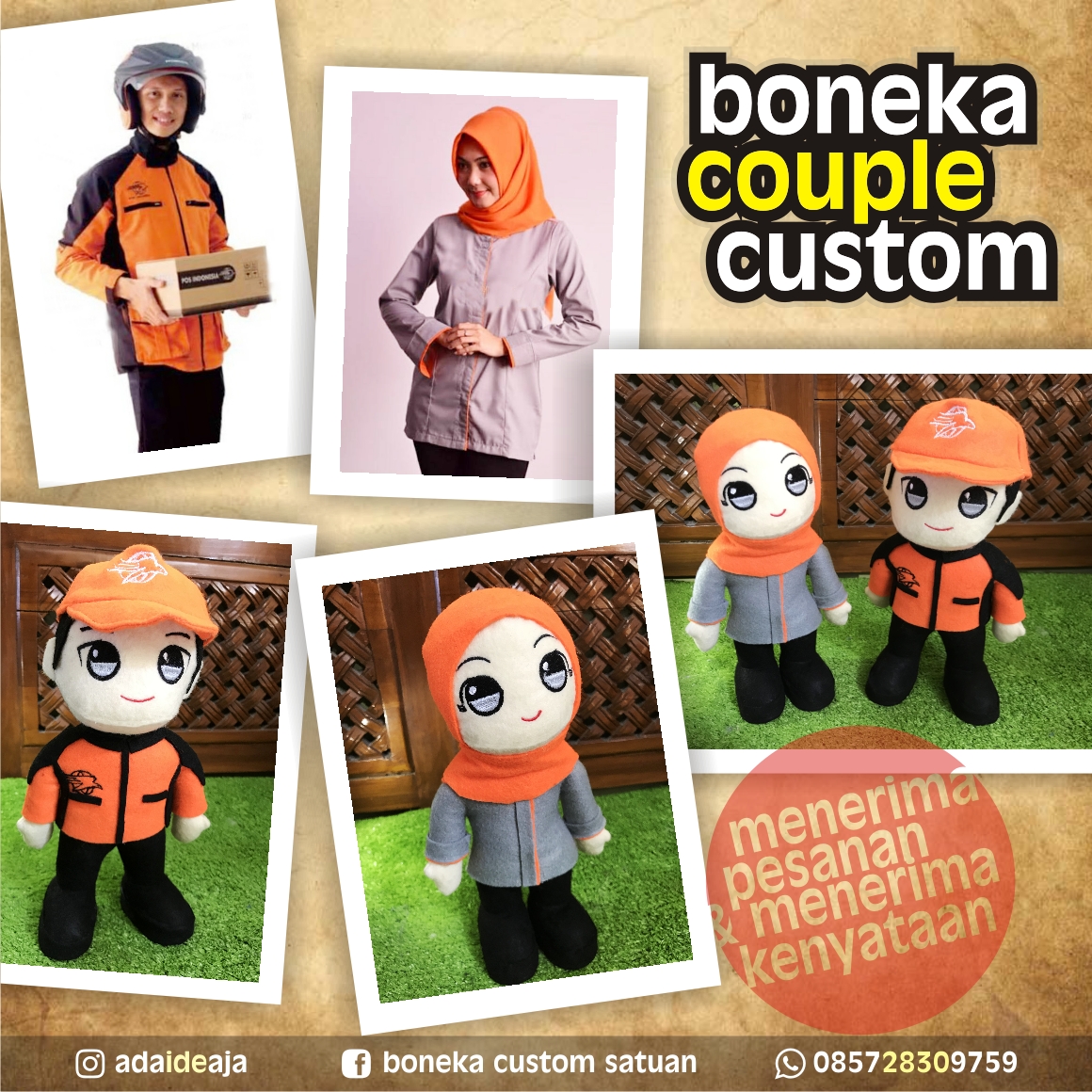 pembuat boneka custom satuan di Solo: Buat Boneka Lucu Sesuai Keinginan
