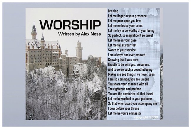 THE POETRY OF ALEX NESS