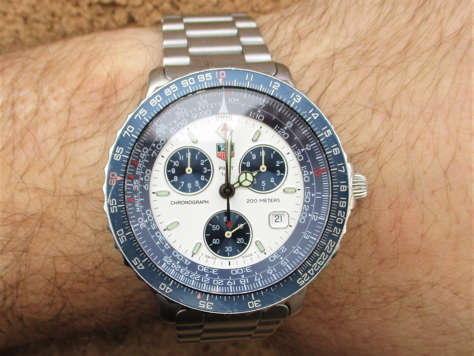 TAG HEUER ENTHUSIAST: BUYING EXPERIENCE: TAG Heuer Pilot Quartz Chronograph