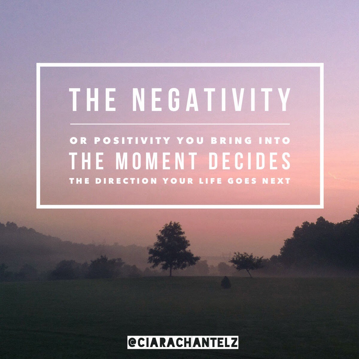 Why Negativity? Think Positively!