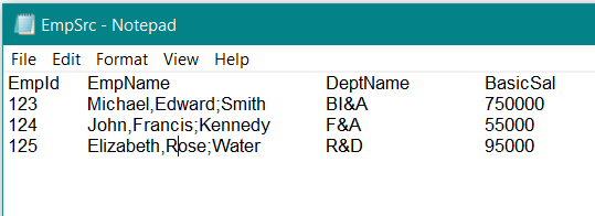 Ssis Package To Split A Column Of A Flat File Source Into Multiple Columns And Load To Sql