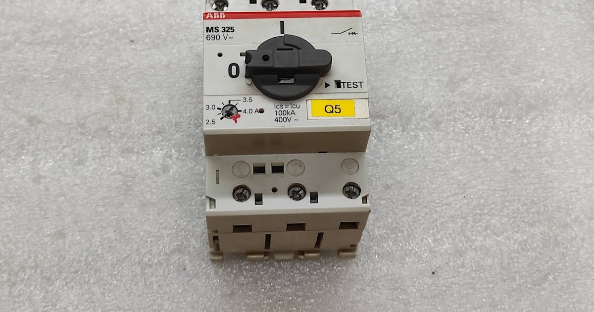 ABB MS325 MANUAL MOTOR STARTER 690V