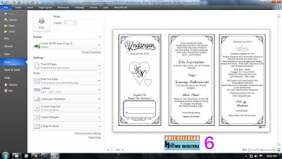 Undangan Pernikahan Microsoft word siap edit - ARIE CELLULAR