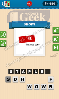 Guess The Brand Level 447 ~ Doors Geek