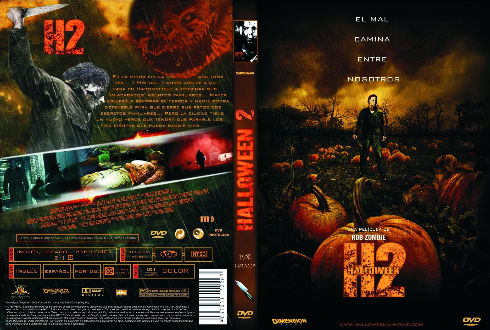The Horrors of Halloween: HALLOWEEN 2 (2009) Ads, VHS, DVD and Blu-ray ...