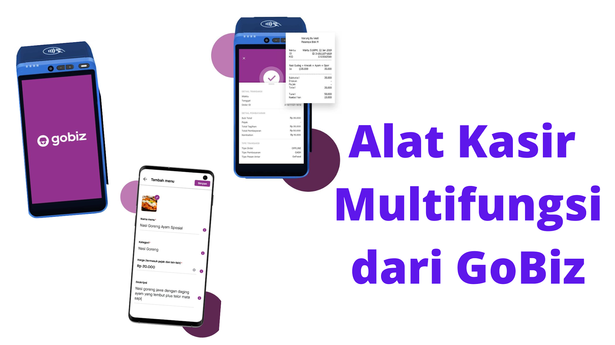 alat kasir yang multifungsi dari gobiz