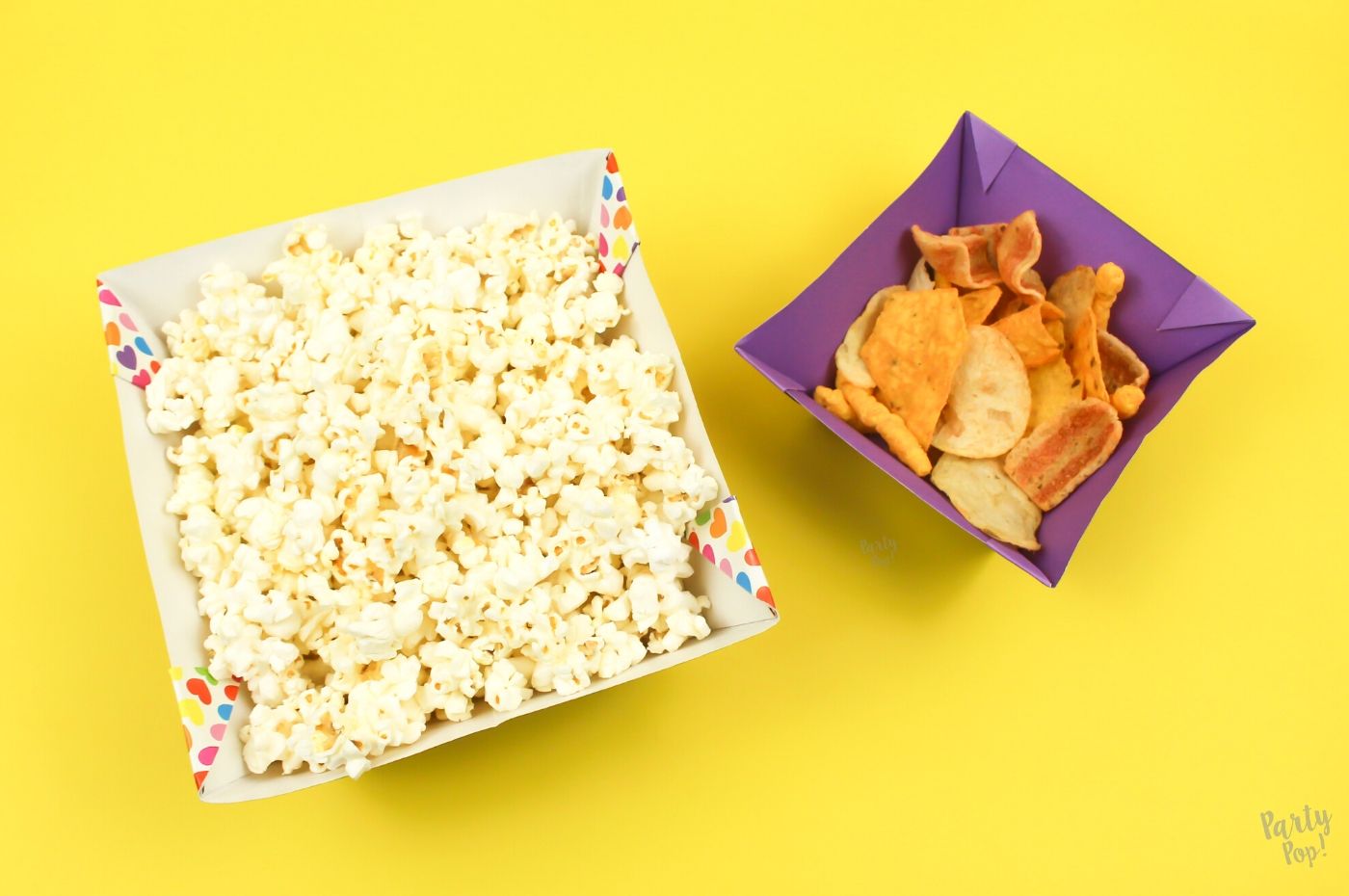 Bowl de papel - DIY rápido y practico | PartyPop DIY