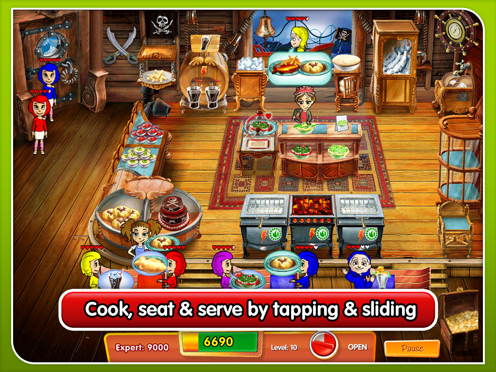 Apps do iPad: Cooking Dash: Thrills and Spills Deluxe