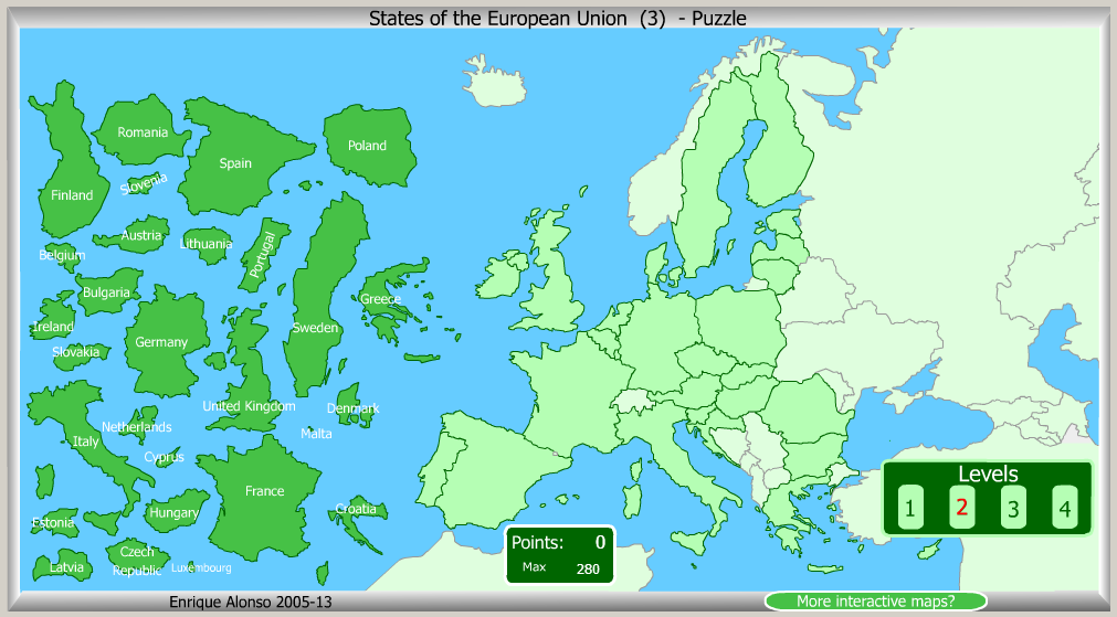 Science in Year 5: Countries of the European Union - Puzzle