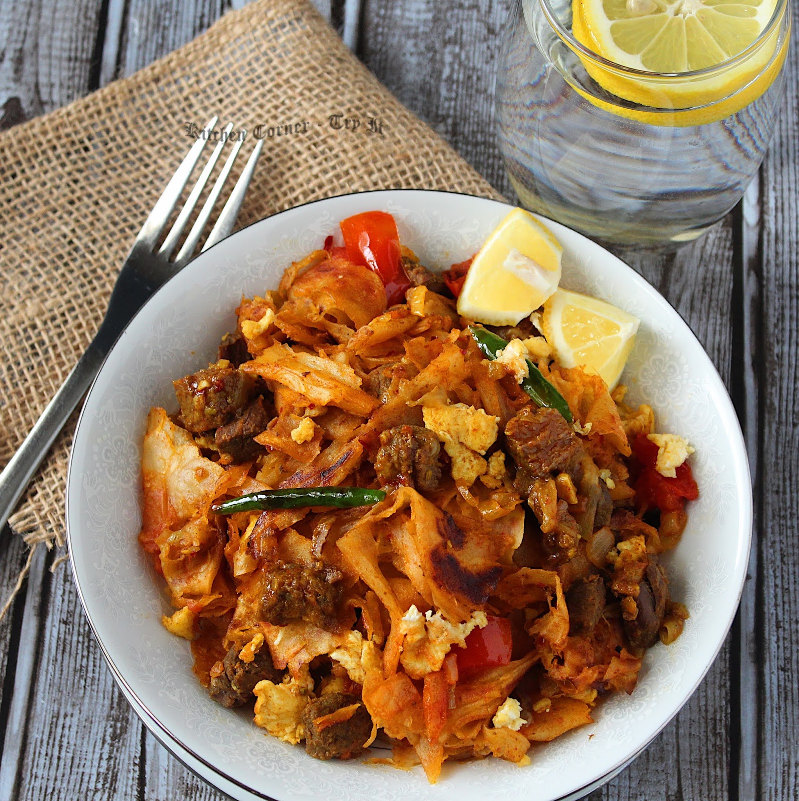 Beef Kothu Parotta/ Kothu Roti- South Indian Street Food