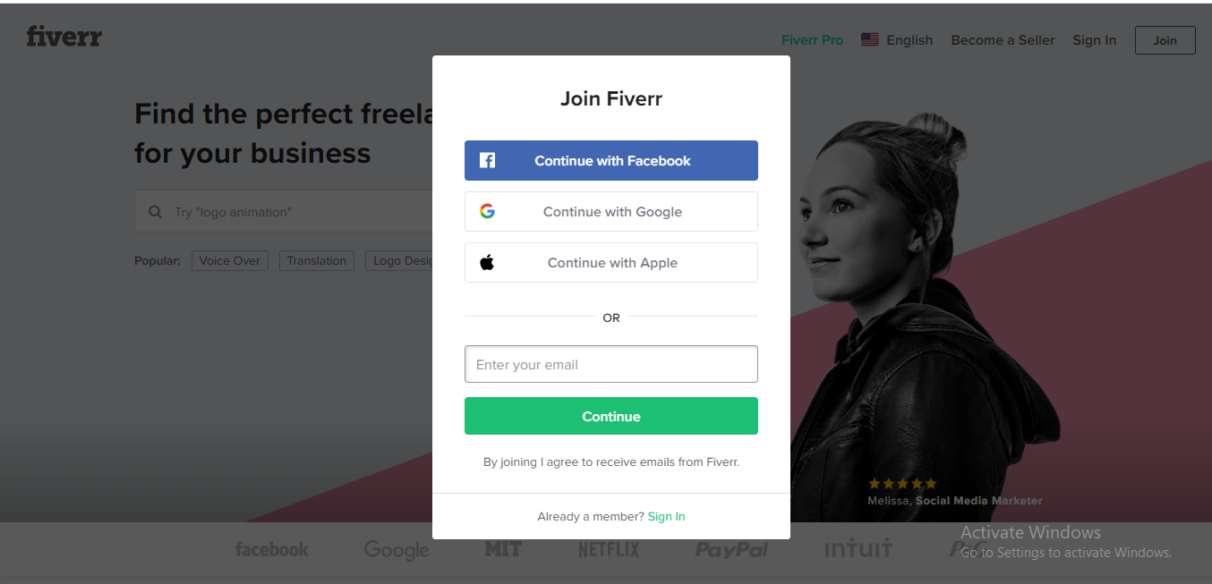 How to Create Fiverr Account | Step by step