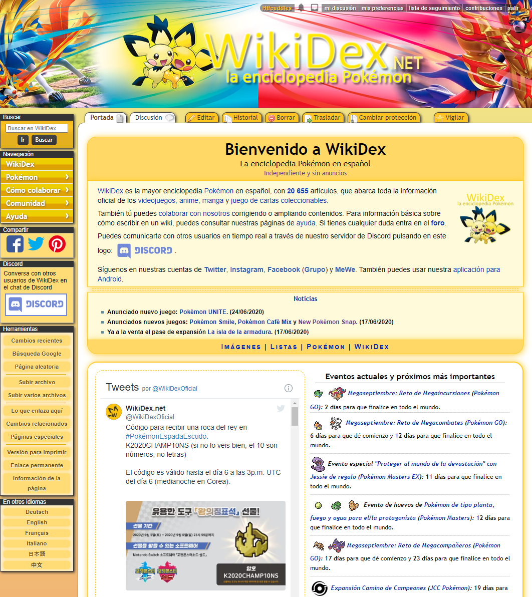 WikiDex : Mi historia con la wiki en español de Pokémon ~ El Rincón de ...