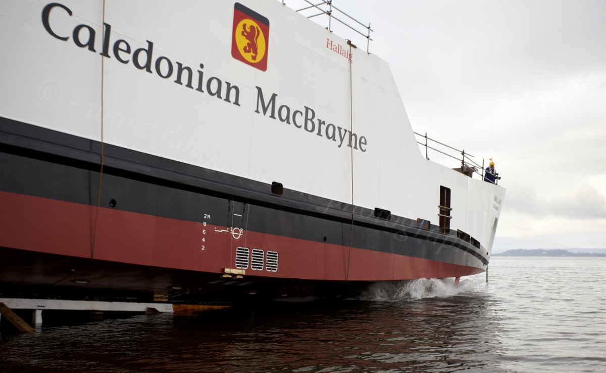 Dougie Coull Photography: MV Hallaig Launches from Fergusons Shipyard