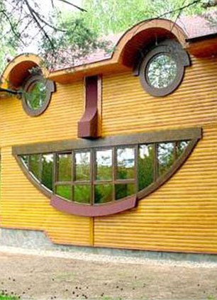 Buildings with faces images
