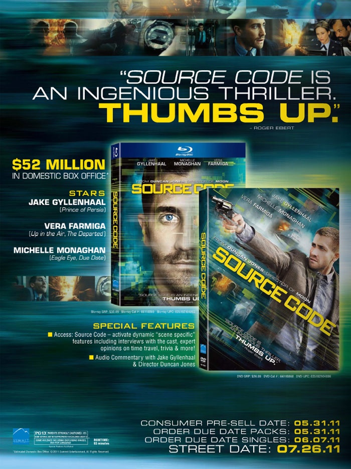 Lock on to JG: Finally!! Source Code will come to Japan!! ソース・コード 日本公開！！