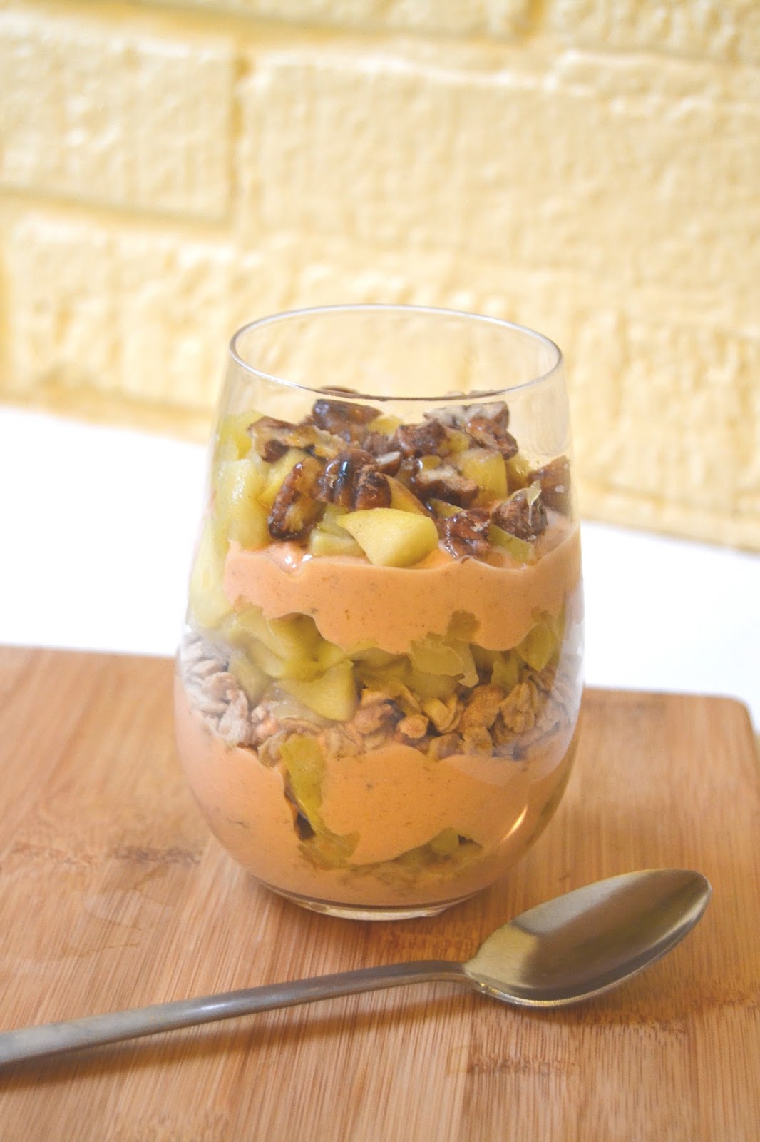 Caramel Apple Pumpkin Parfaits | The Nutritionist Reviews