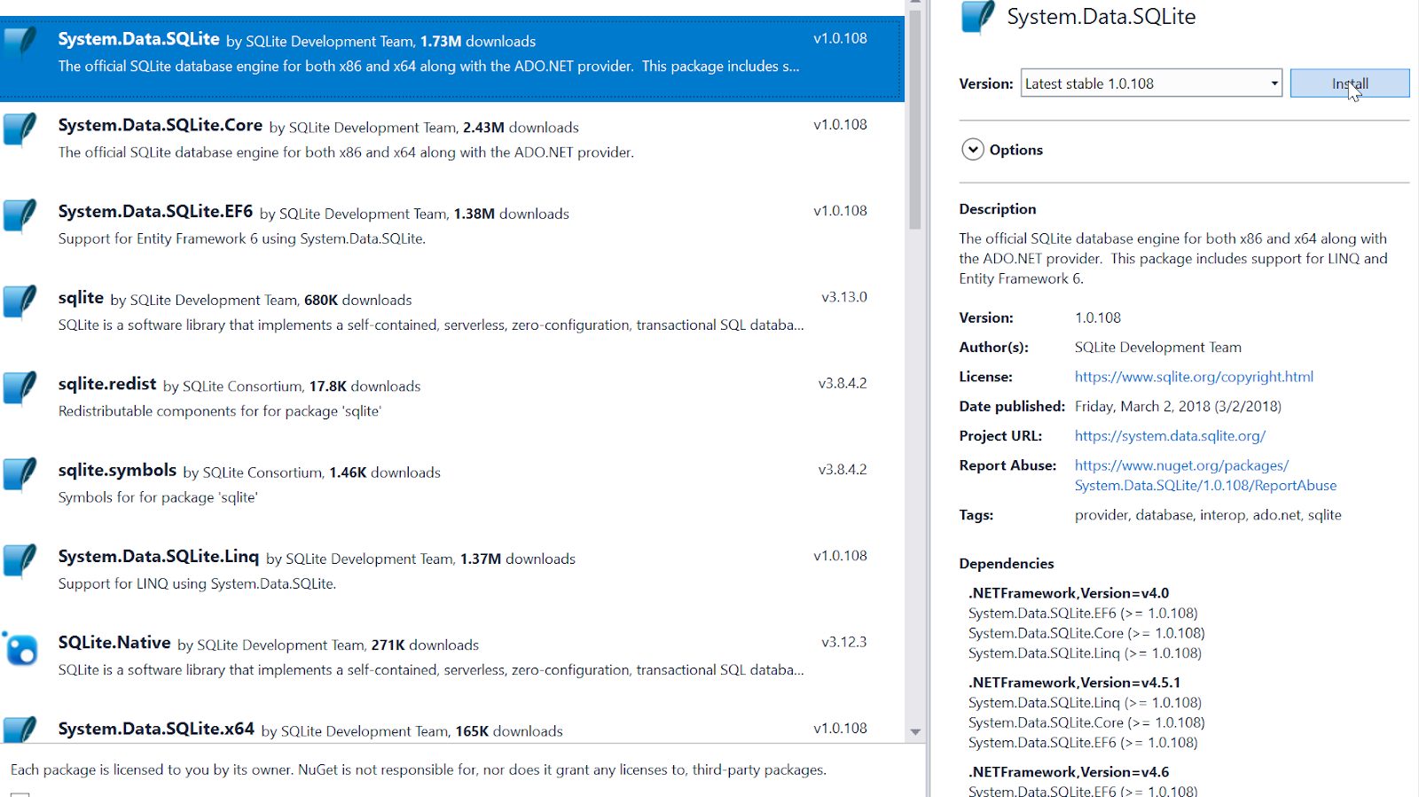 C# - Simple CRUD Application With SQLite C# - Simple CRUD Application With SQLite
