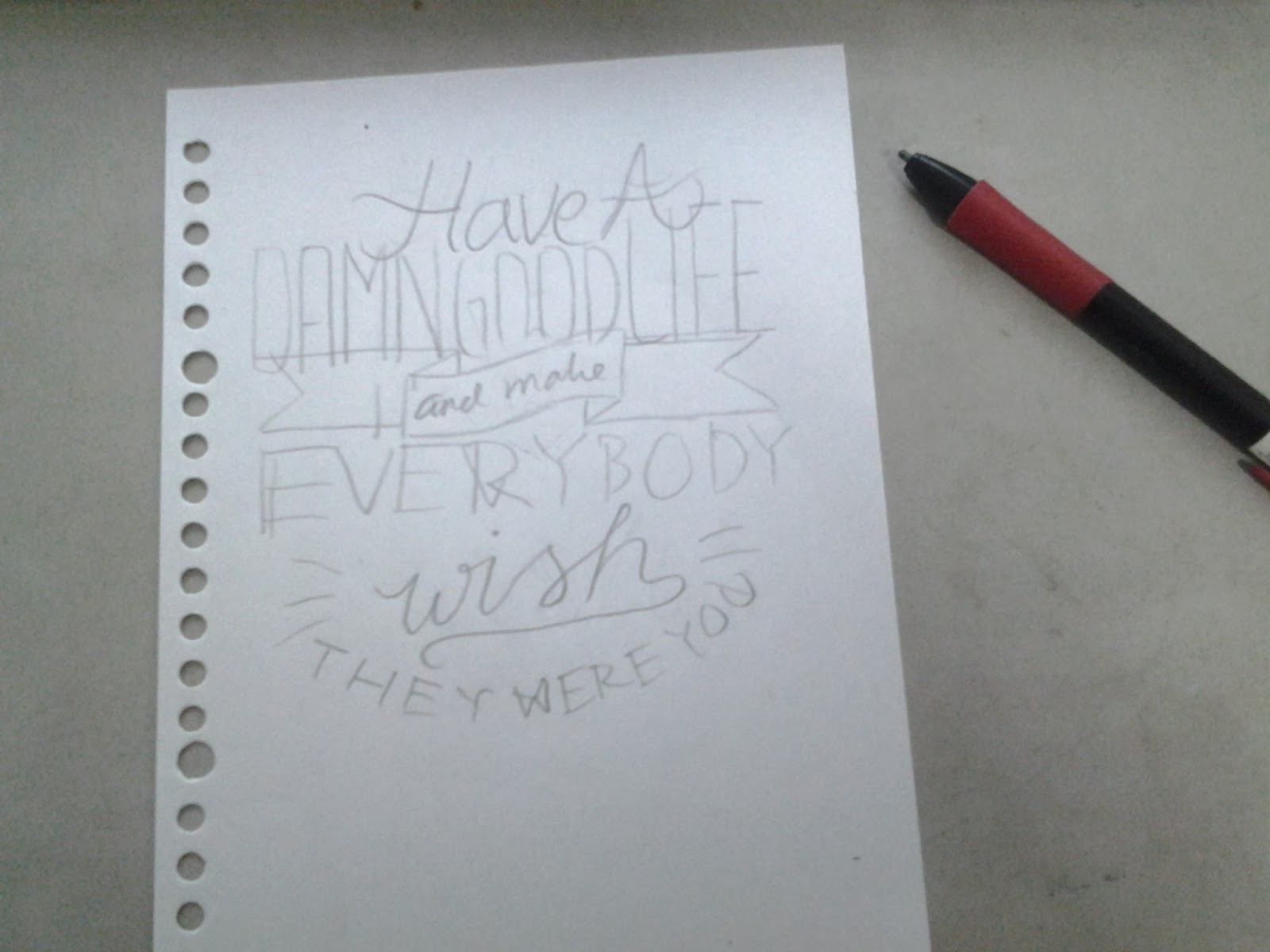 How to : Hand Lettering | Laurensius Adi - Design and Lettering