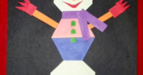 Ms. Nancy's Nook : Let's Build a Geometric Snowman!