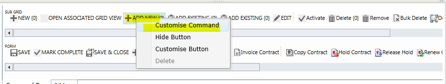 MS CRM Customization: Hide SubGrid '+' / New Button button based on ...