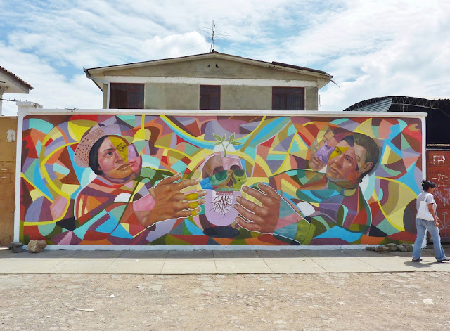 StreetArtNews ES: El Decertor Nuevos murales en Cochabamba, Bolivia