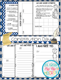 1st Grade Hip Hip Hooray!: Constitution Day ... September 17th ...