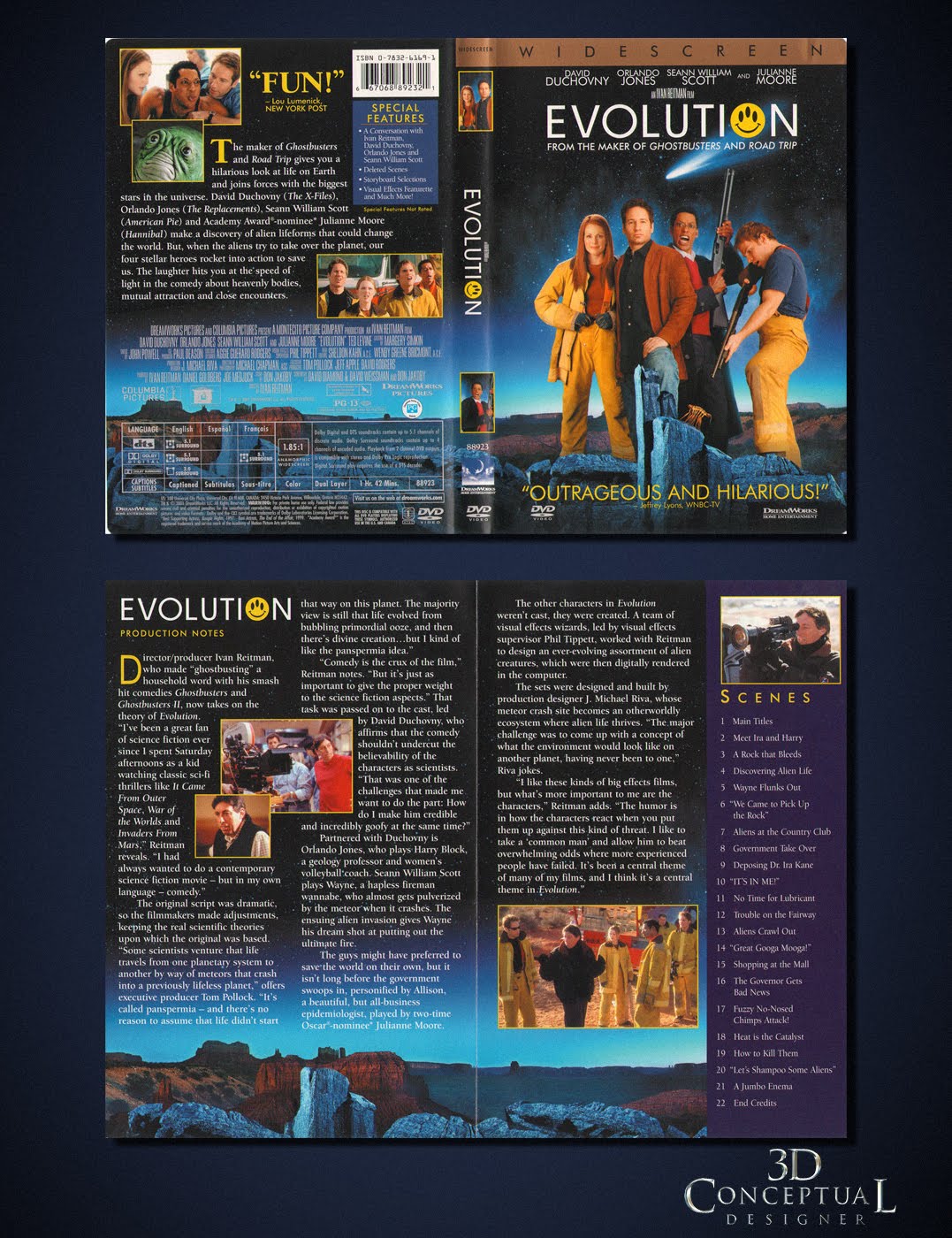 3DconceptualdesignerBlog: Project Review: EVOLUTION 2002. DVD Cover ...
