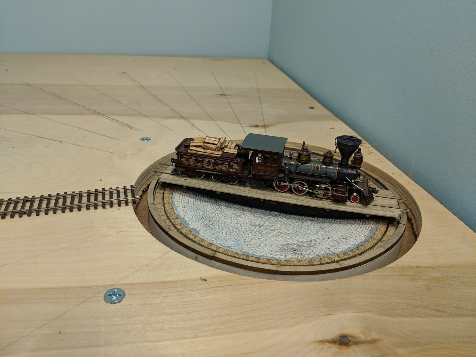 Stockton and Copperopolis Railroad: Another Turntable