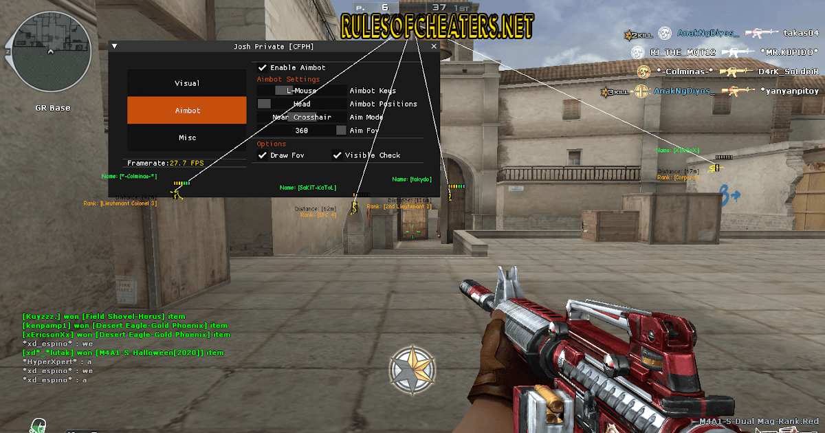 Crossfire Philippines Josh Public Cheat - Rules Of Cheaters - Free Game ...