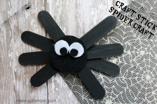 Craft Stick Spiders | Find My DIY