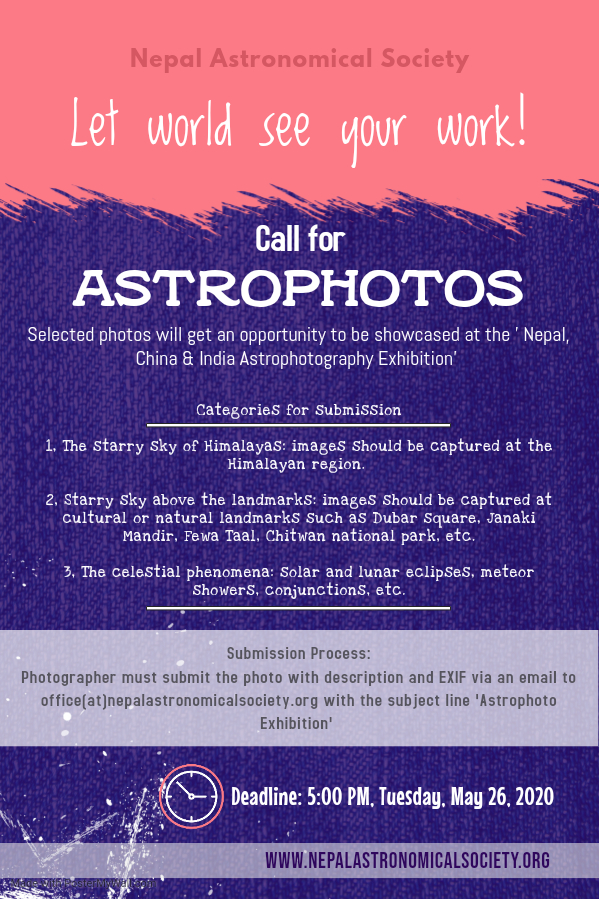 Call for Astrophoto 2020! ⋆ Nepal Astronomical Society - NASO