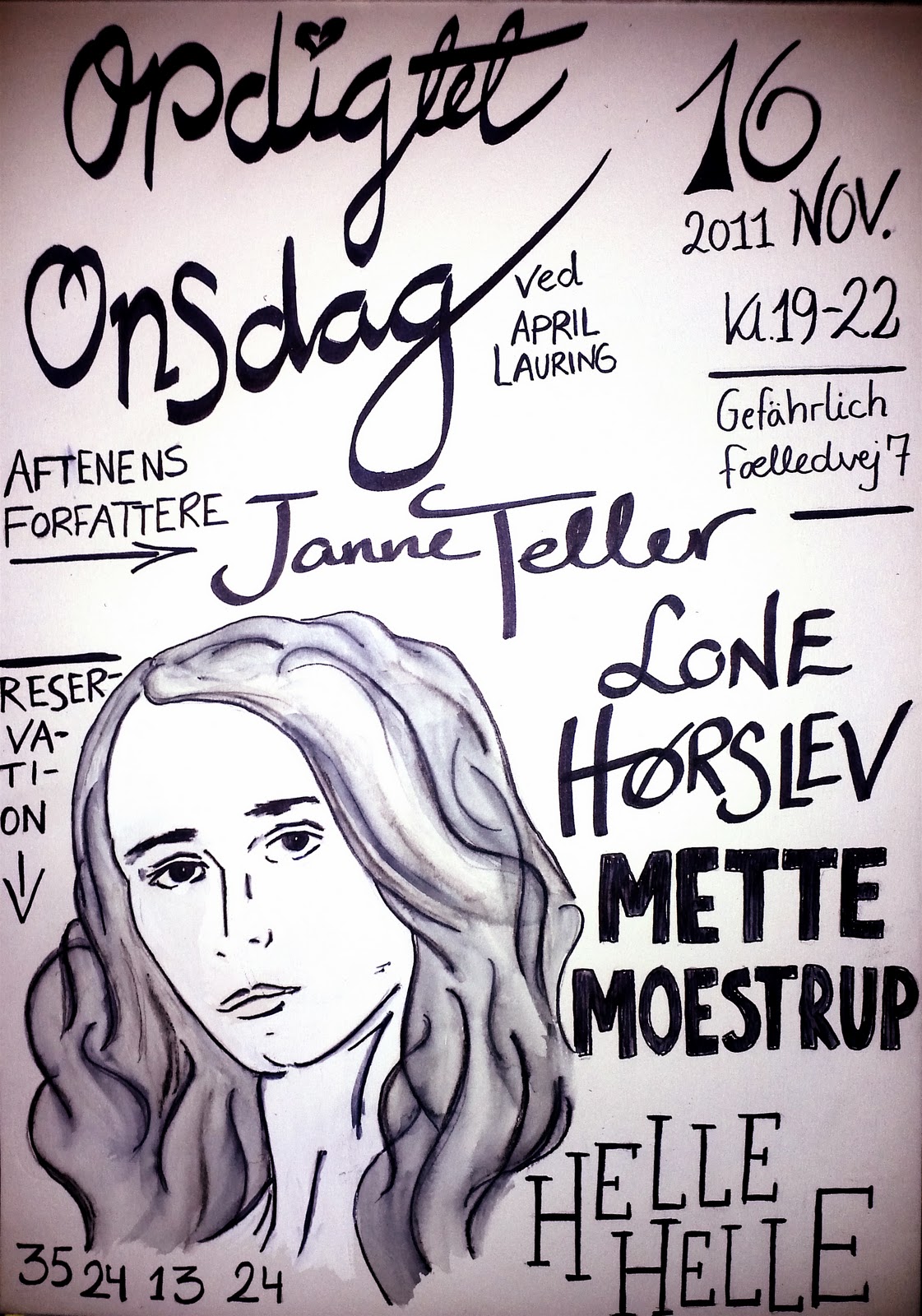 Opdigtet Onsdag: Helle Helle / Janne Teller / Lone Hørslev