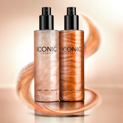 【彩妝】超迷幻Iconic London光澤型定妝噴霧Prep-Set-Glow心得分享 - 珍妮桑娜推推星球