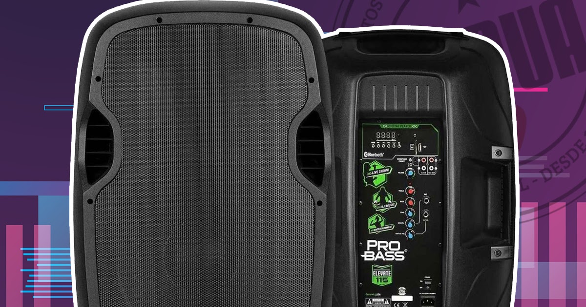 La Púa San Miguel: BAFLE POTENCIADO BLUETOOTH "PROBASS" ELEVATE 115 ...