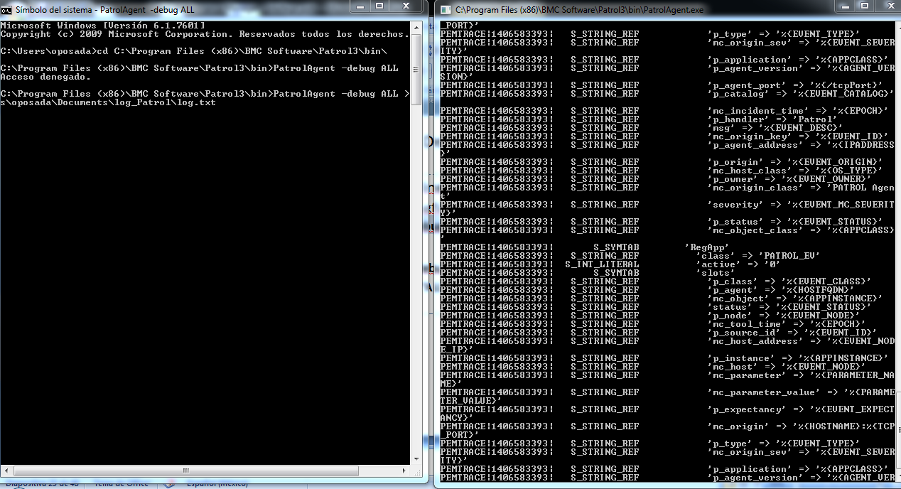 Tecnología de Información: BMC Patrol Agent | Patrol Central | Patrol ...