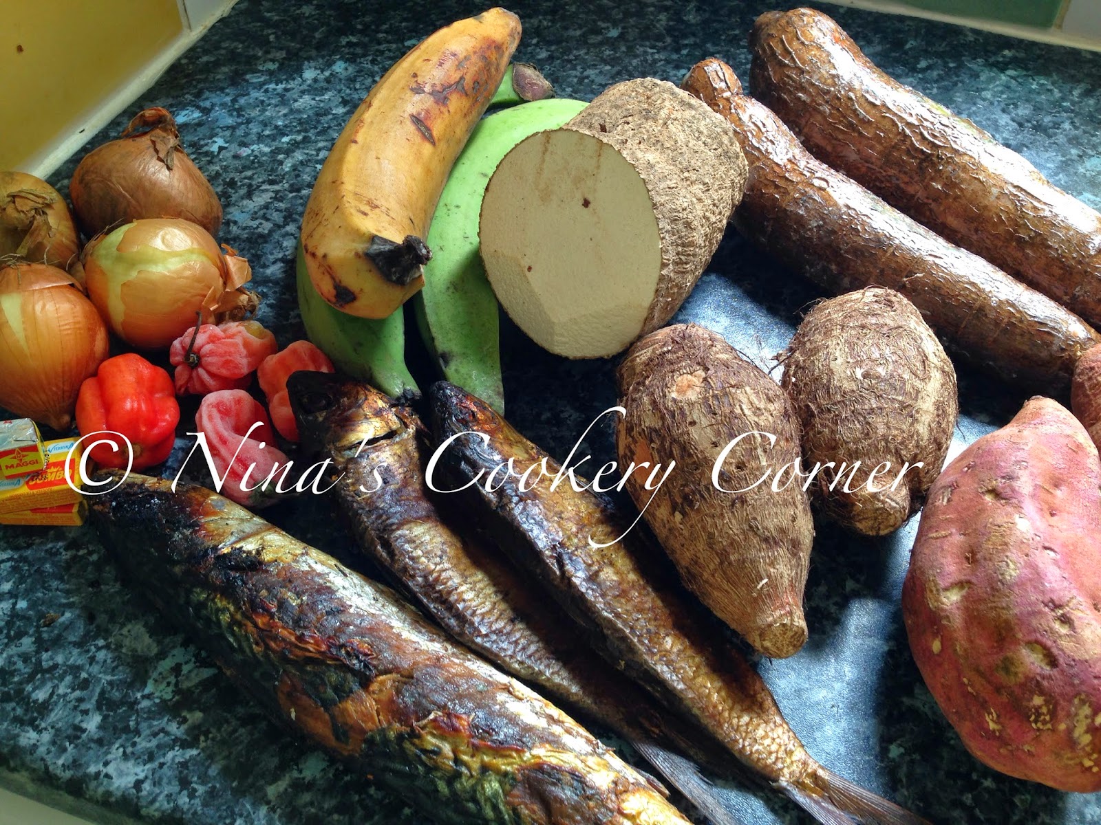 Nina's Cookery Corner: Ebeh (Root Vegetable Soup)