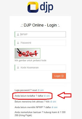 Cara Mendaftar DJP Online - ulasanpajak.com