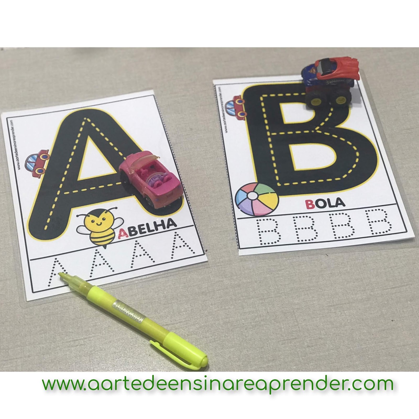 Alfabeto pista - Loja a arte de ensinar e aprender