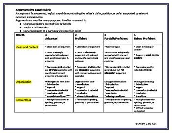 Rubric For Argumentative Essay ~ Medical Resume