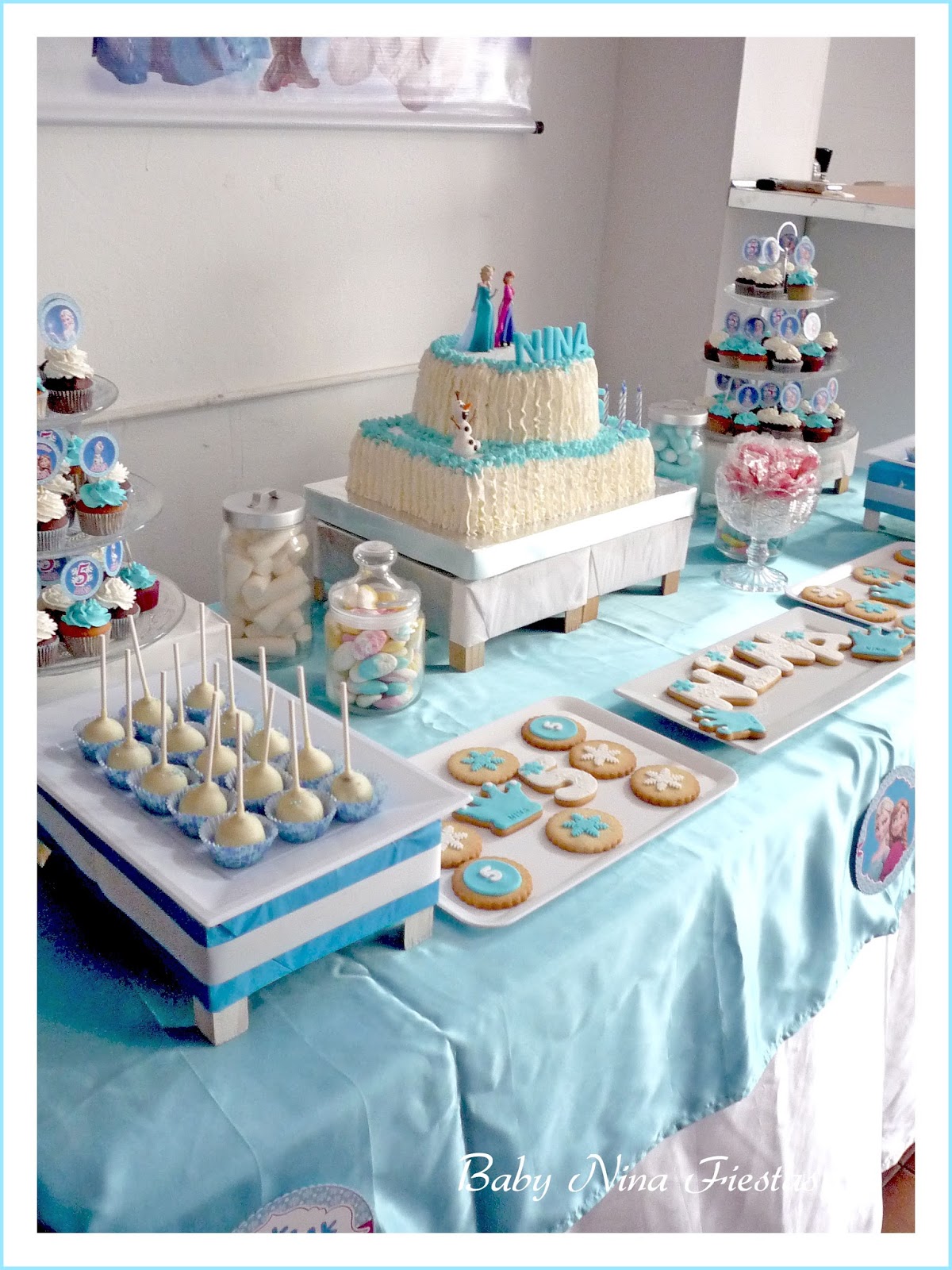 Baby Nina Fiestas: Fiesta temática Frozen para nuestra princesa Nina ...