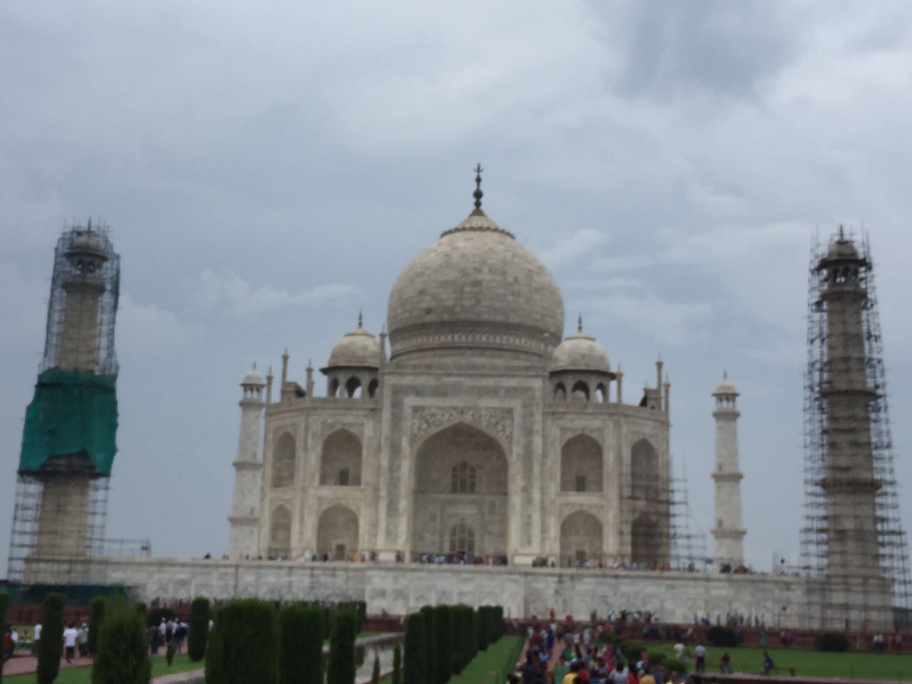 The Magic Tours Blog: Scaffolding at the Taj Mahal
