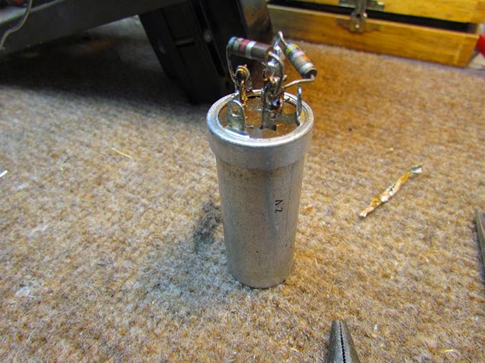 Restuffing Can Filter Capacitor on a Valco Amplifier Crawls Backward ...