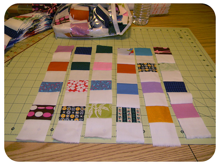 Scrappy Strip Patchwork Quilt Block Tutorial | Bull Rock Barn and Home