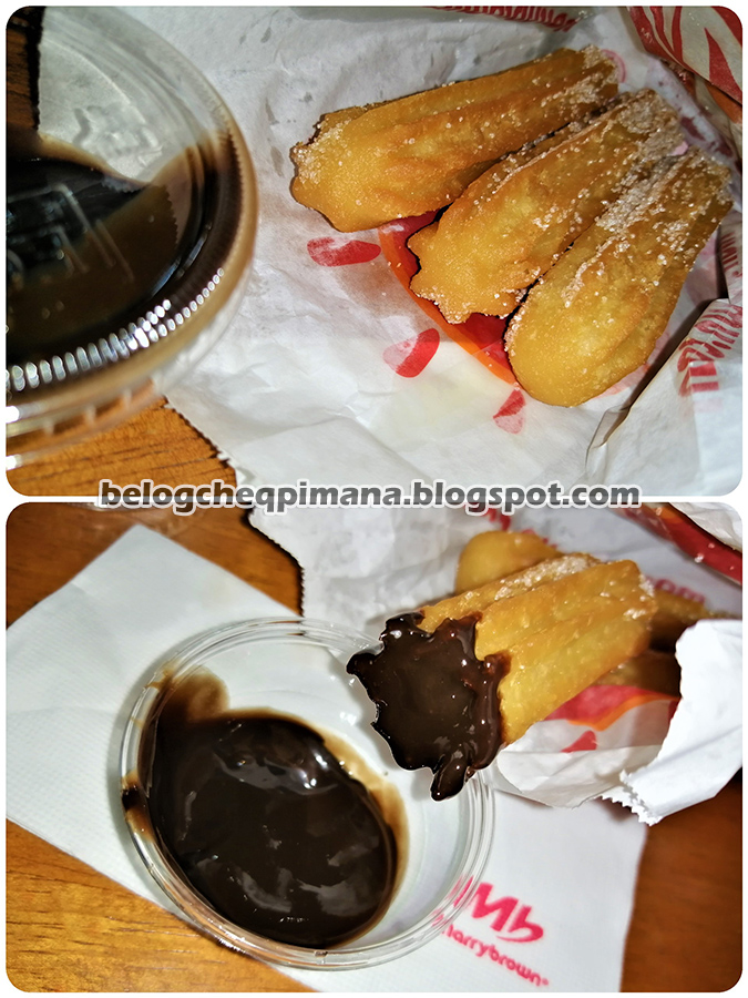 Cheq Pi Mana: Churros + Sos Coklat Pekat dari Marrybrown tu Sedaplah!