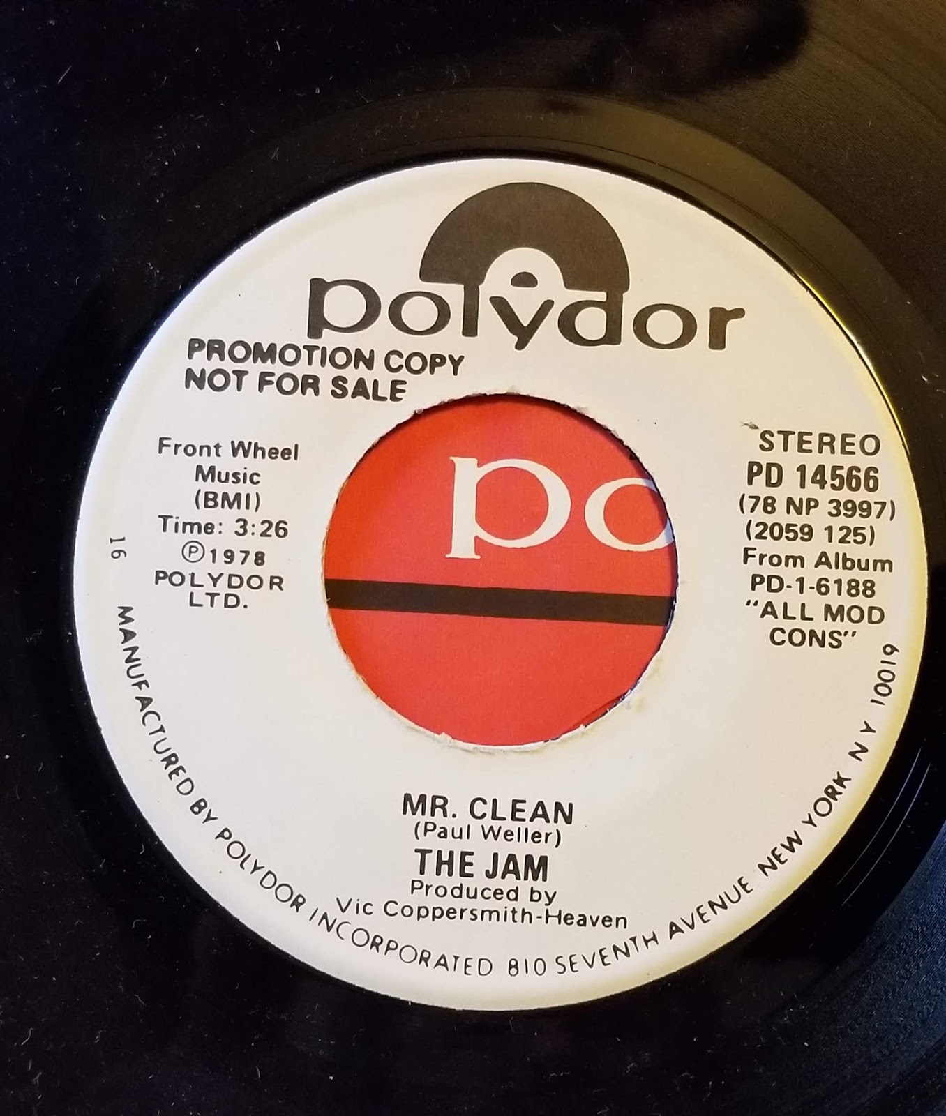 I Am the Noize In Your Head: The Jam - Mr. Clean