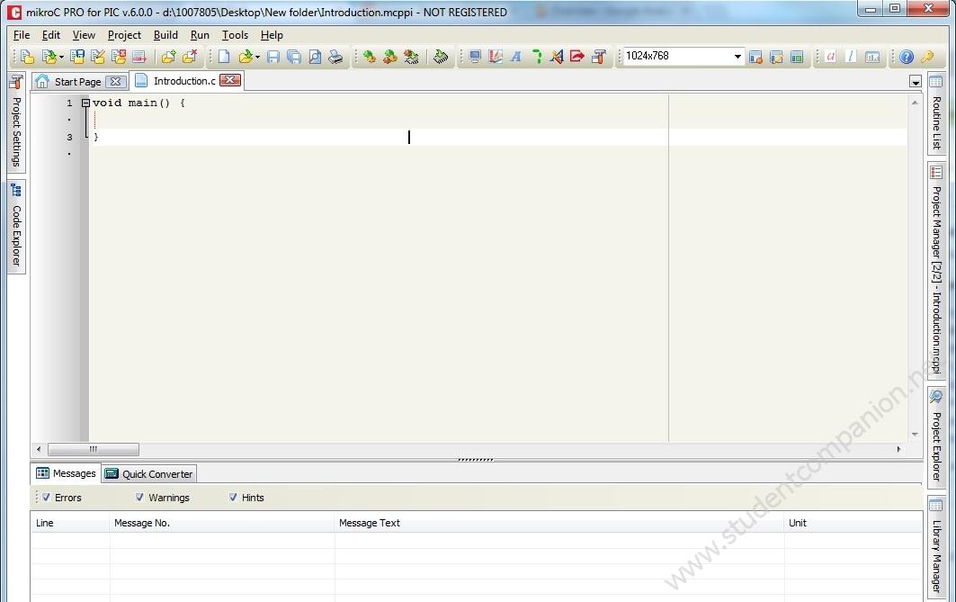 Getting Started With MikroC Pro for PIC